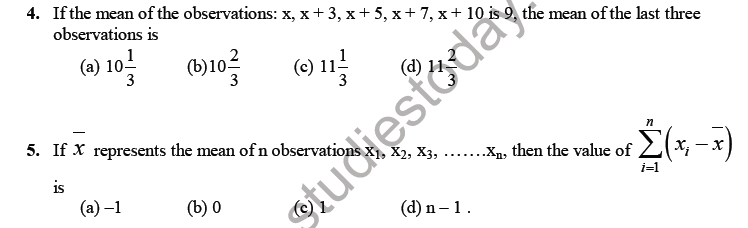 CBSE Class 9 Maths Statistics MCQs Set C, Multiple Choice Questions for ... CBSE Class 9 Maths Statistics MCQs Set C, Multiple Choice Questions for ...